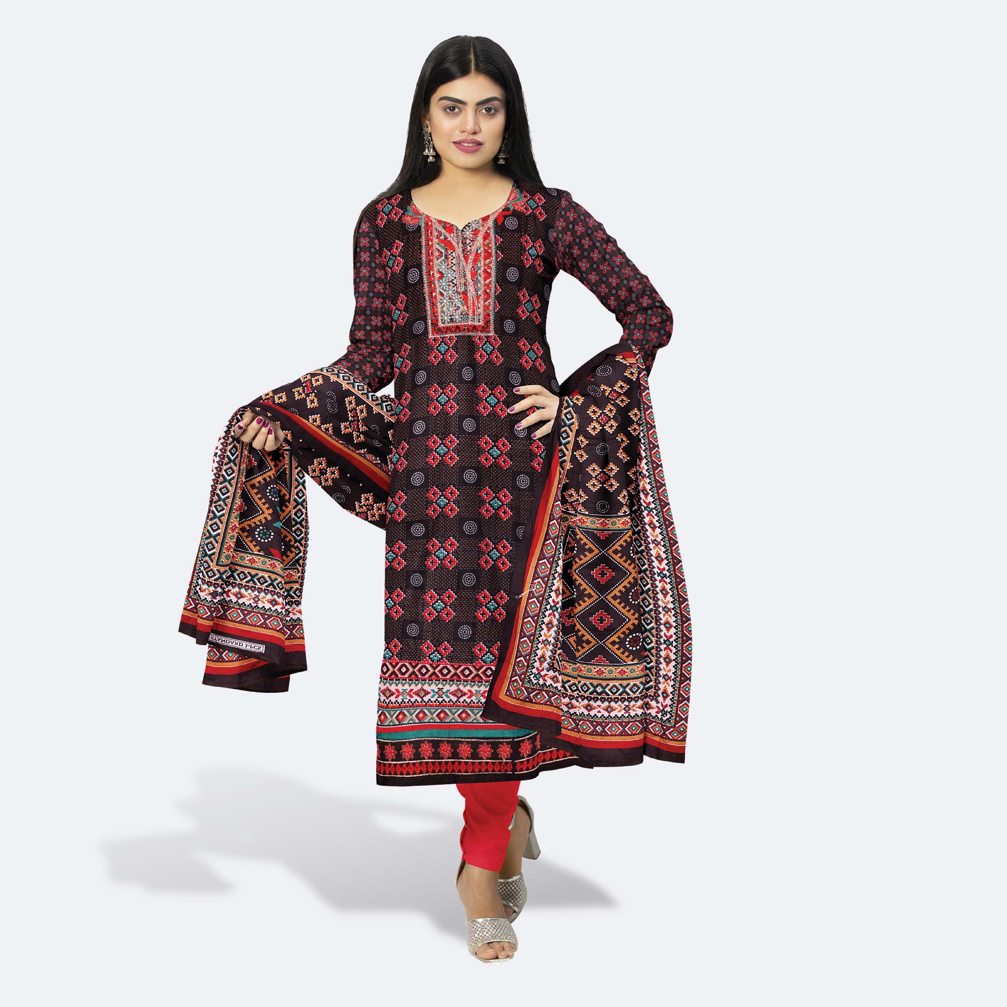 Print & Embroidery Salwar Kameez