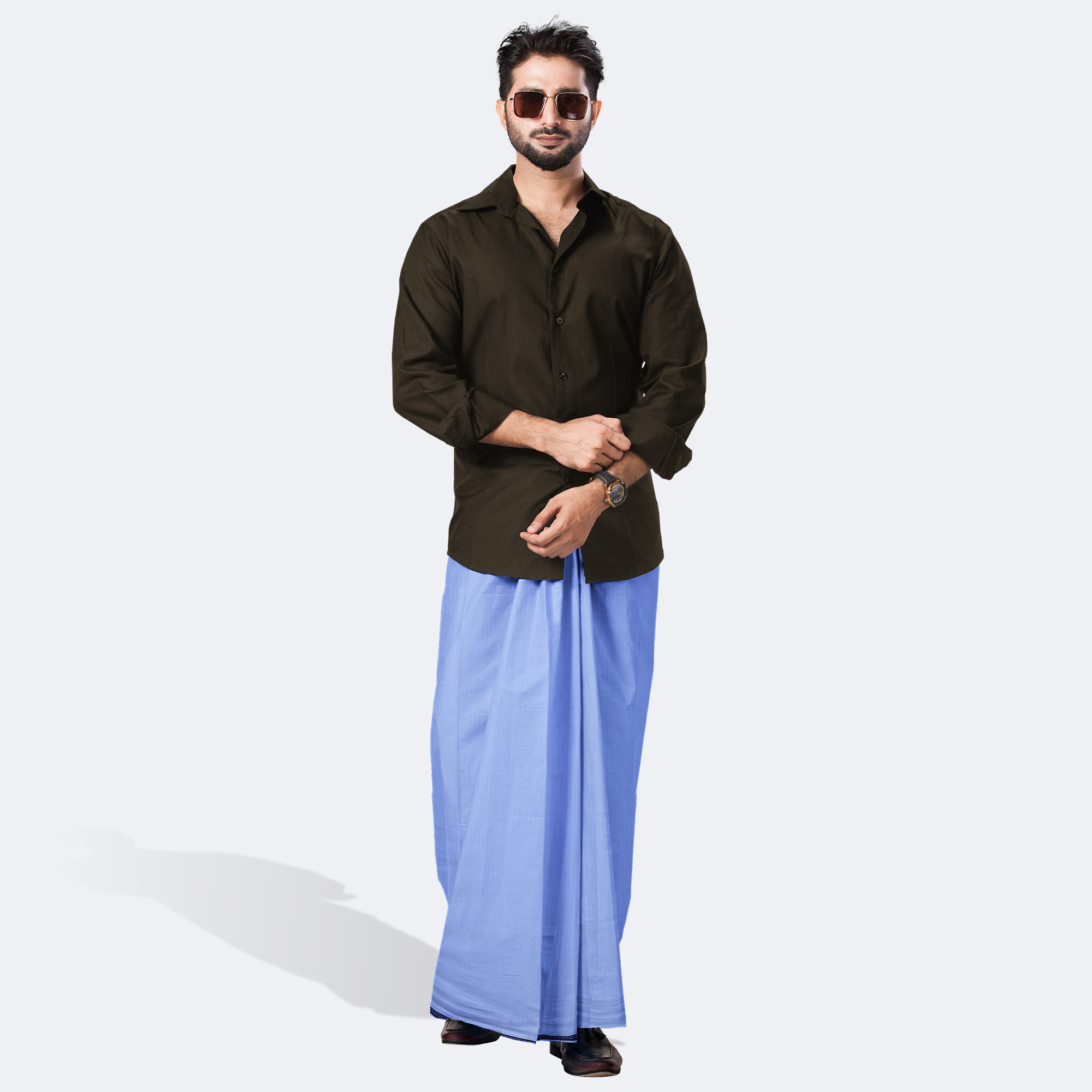 Men's Solid Lungi - Available in Multiple Colors | MIAH