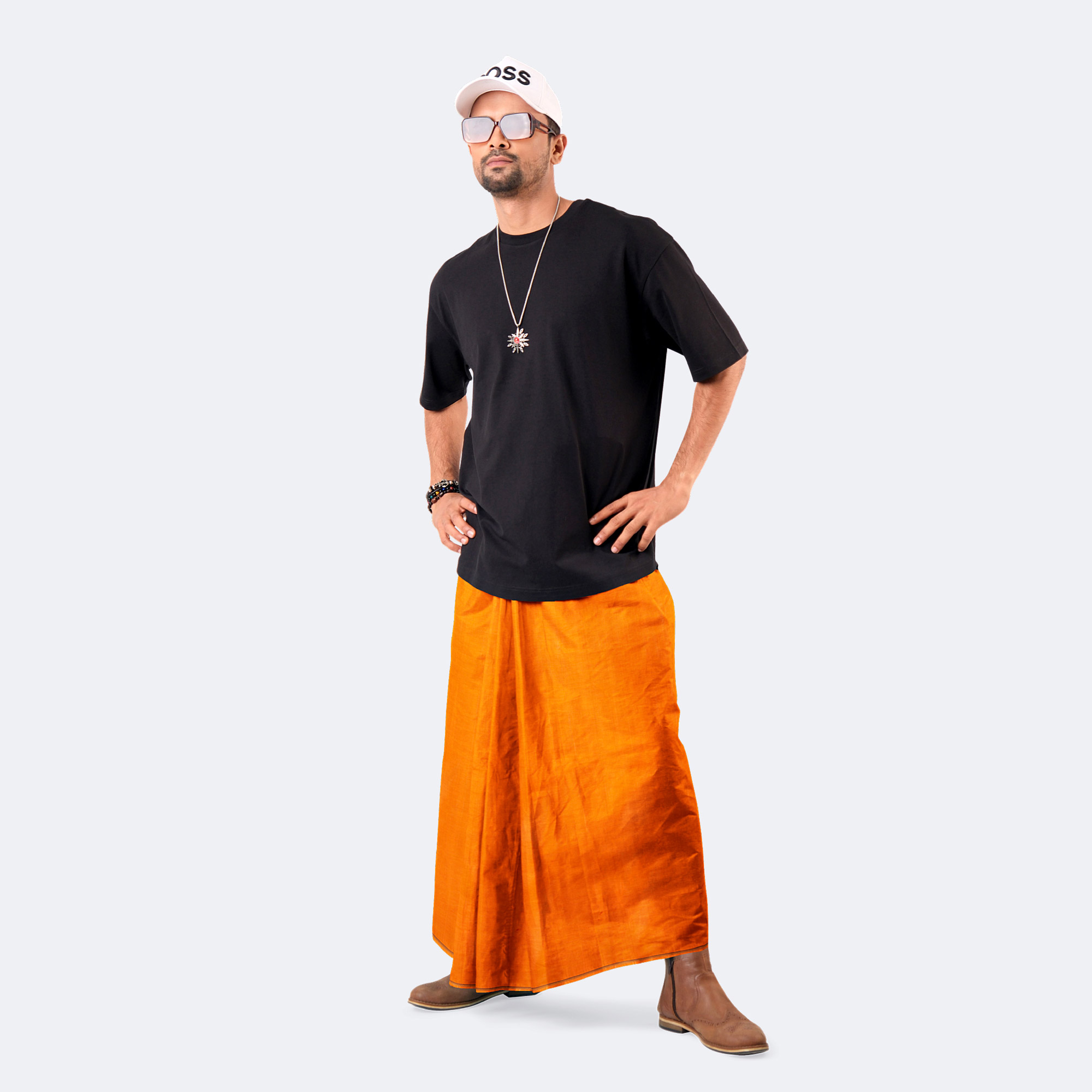 Men's Solid Lungi - Available in Multiple Colors | MIAH