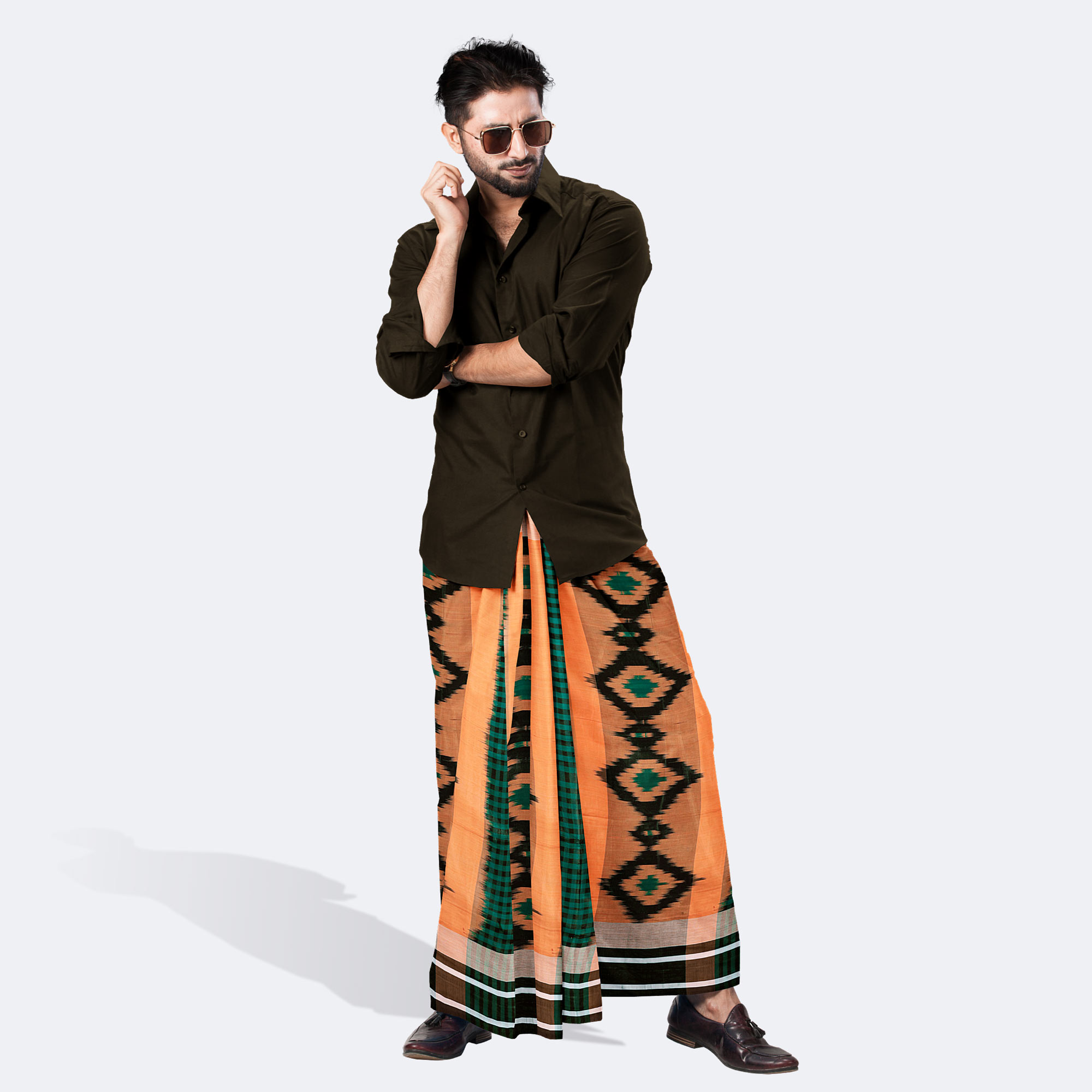 Men’s Traditional Multicolor Cotton Lungi - Demand