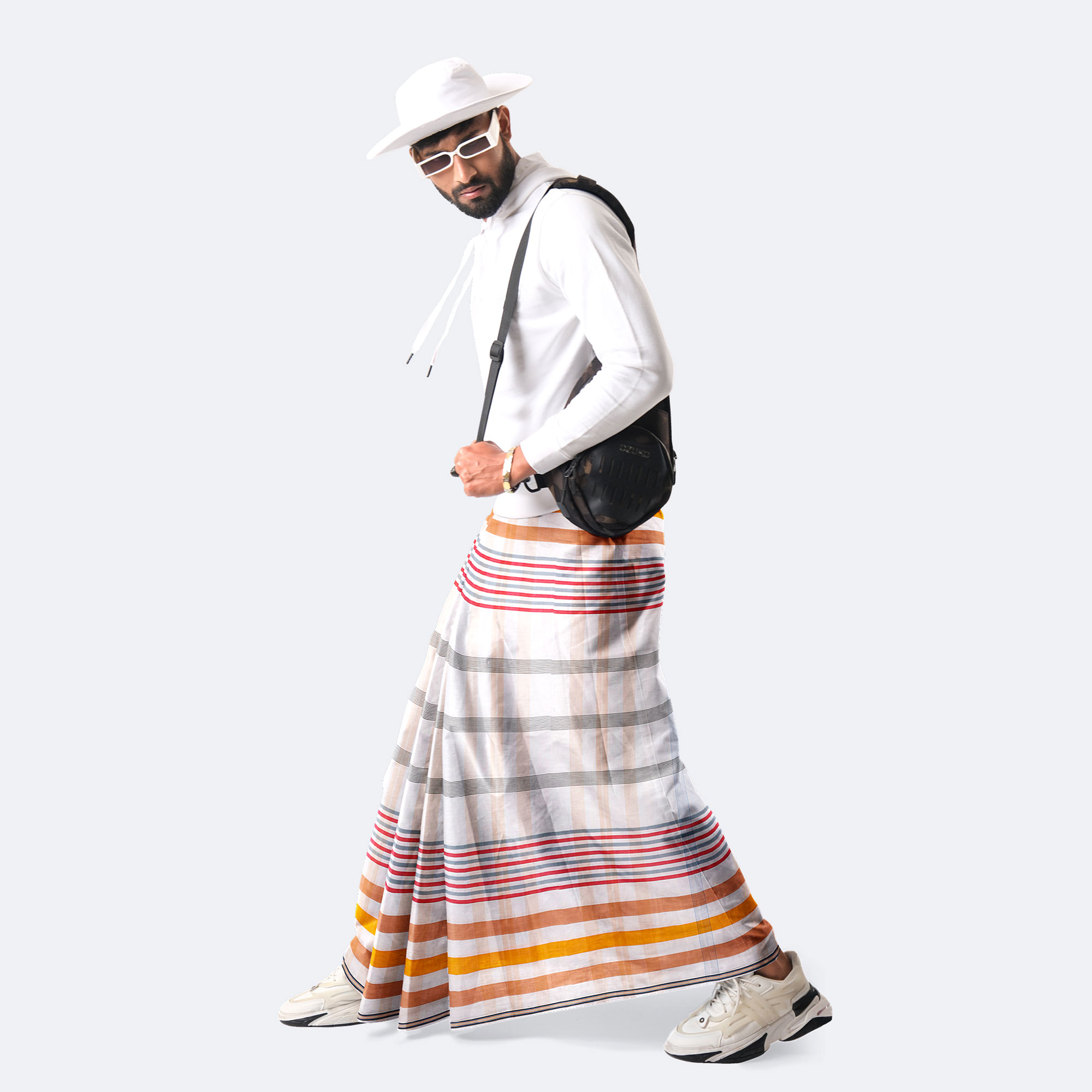 Shop Men's Check and Striped Lungi Online | MIAH
