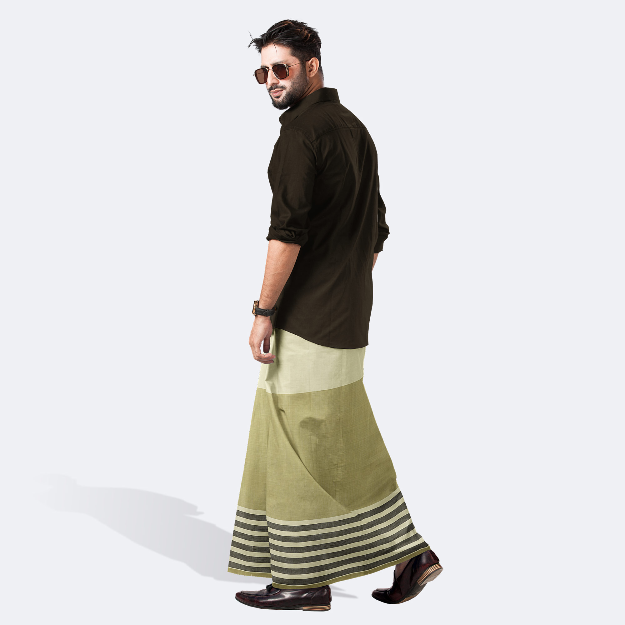 Men's Solid Lungi - Available in Multiple Colors | MIAH