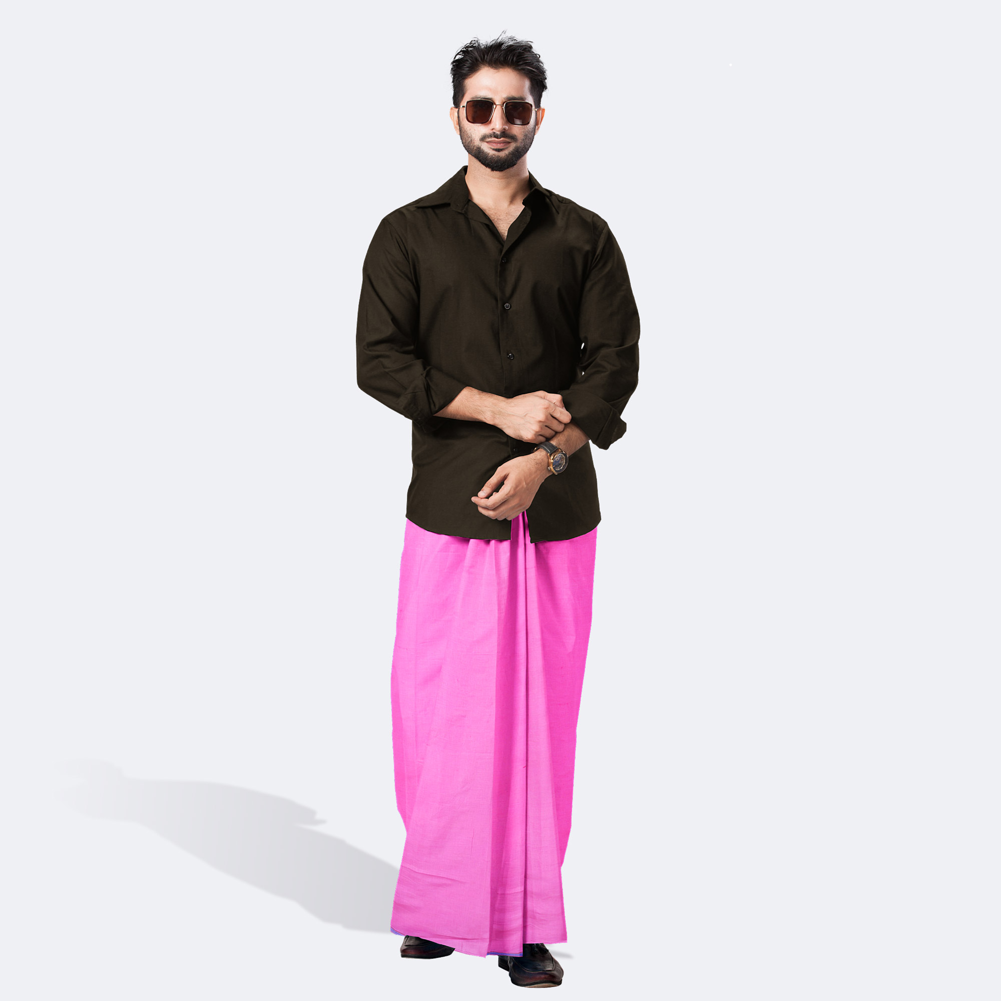 White and Black One Color Solid Lungi (লুঙ্গি) Best Luxurious Design ...