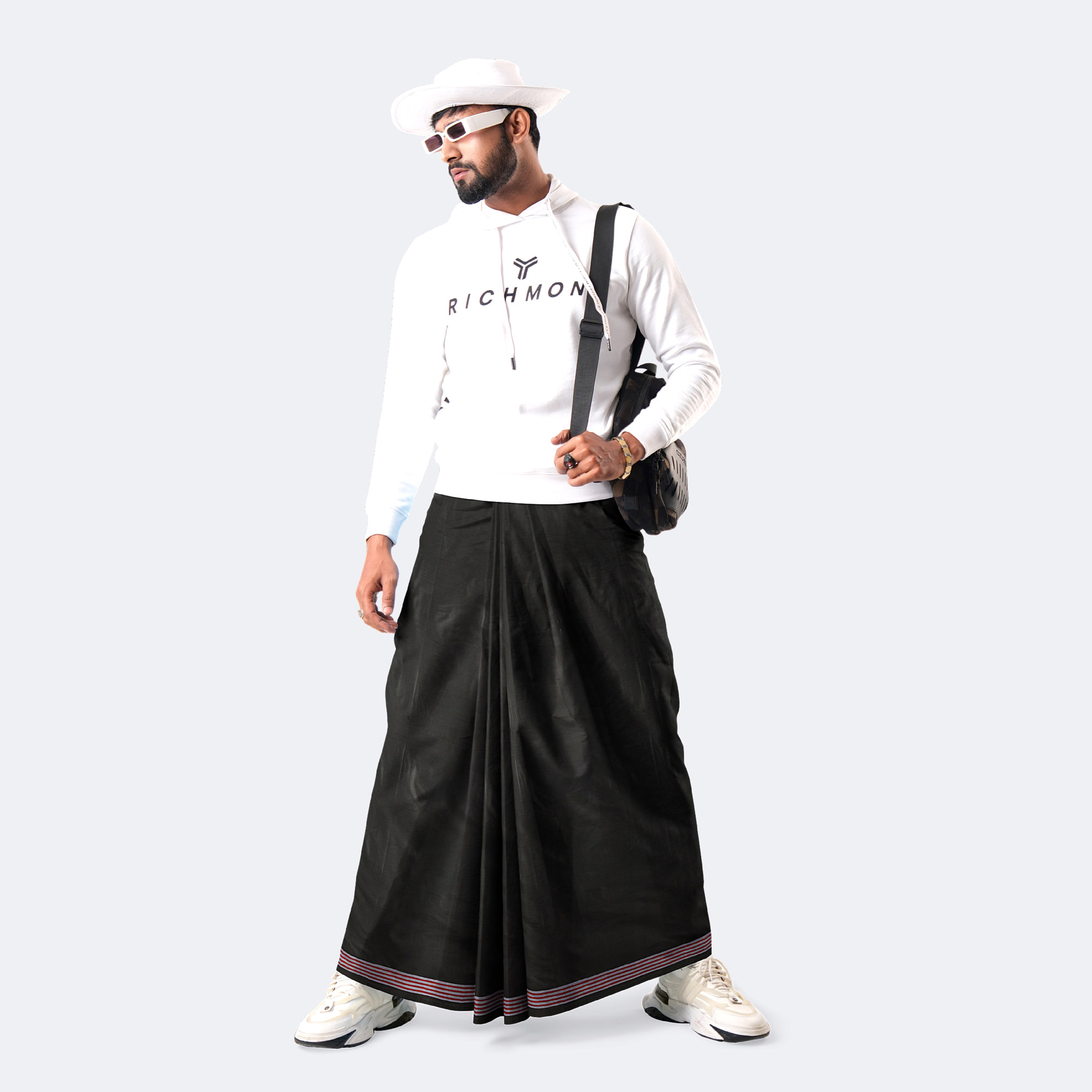 Men's Solid Lungi - Available in Multiple Colors | MIAH
