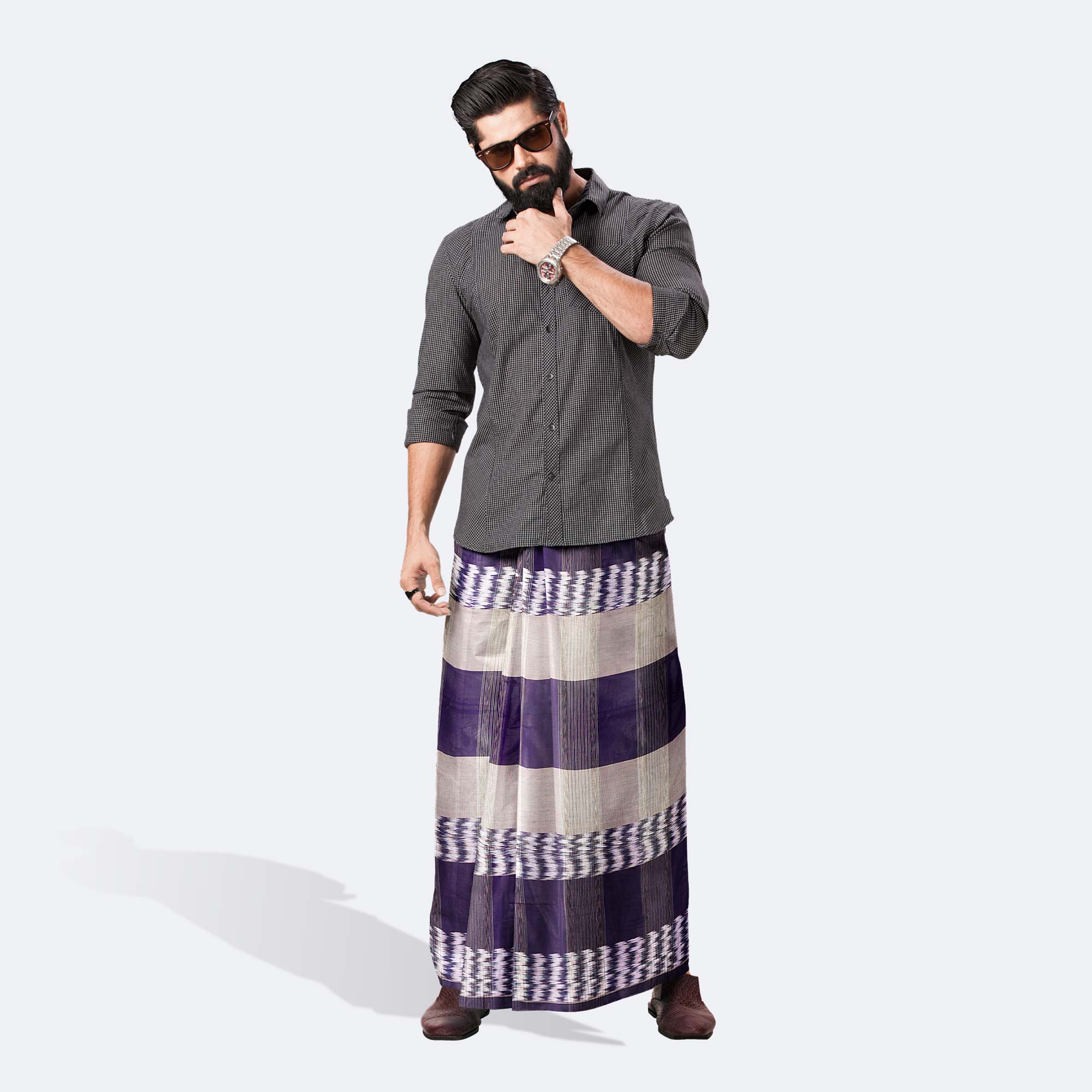 Premium Quality Lungi – Stylish Design for Men - Somman