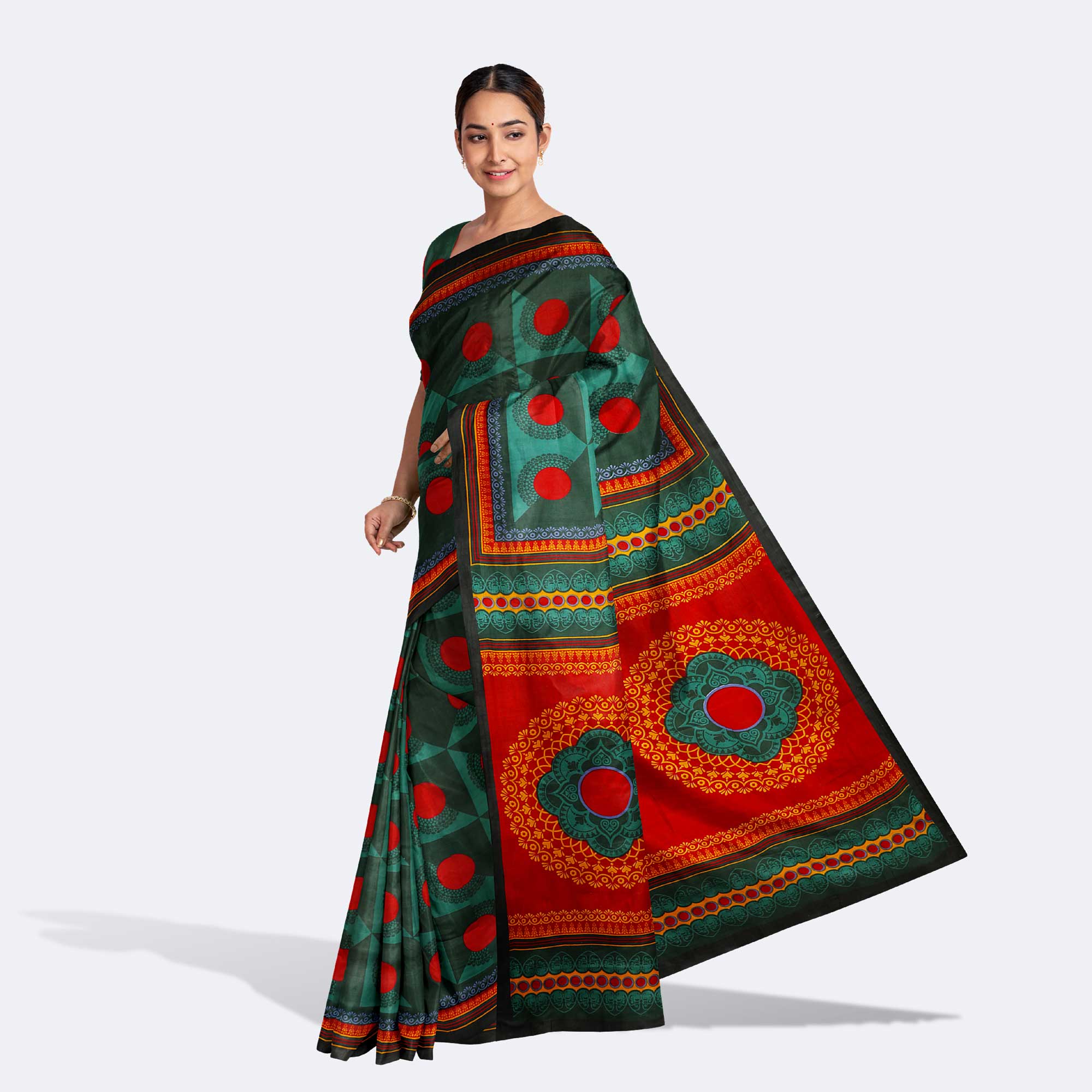 Printed Sarees - Buy Printed Saree for Women & Girls Online at MIAH