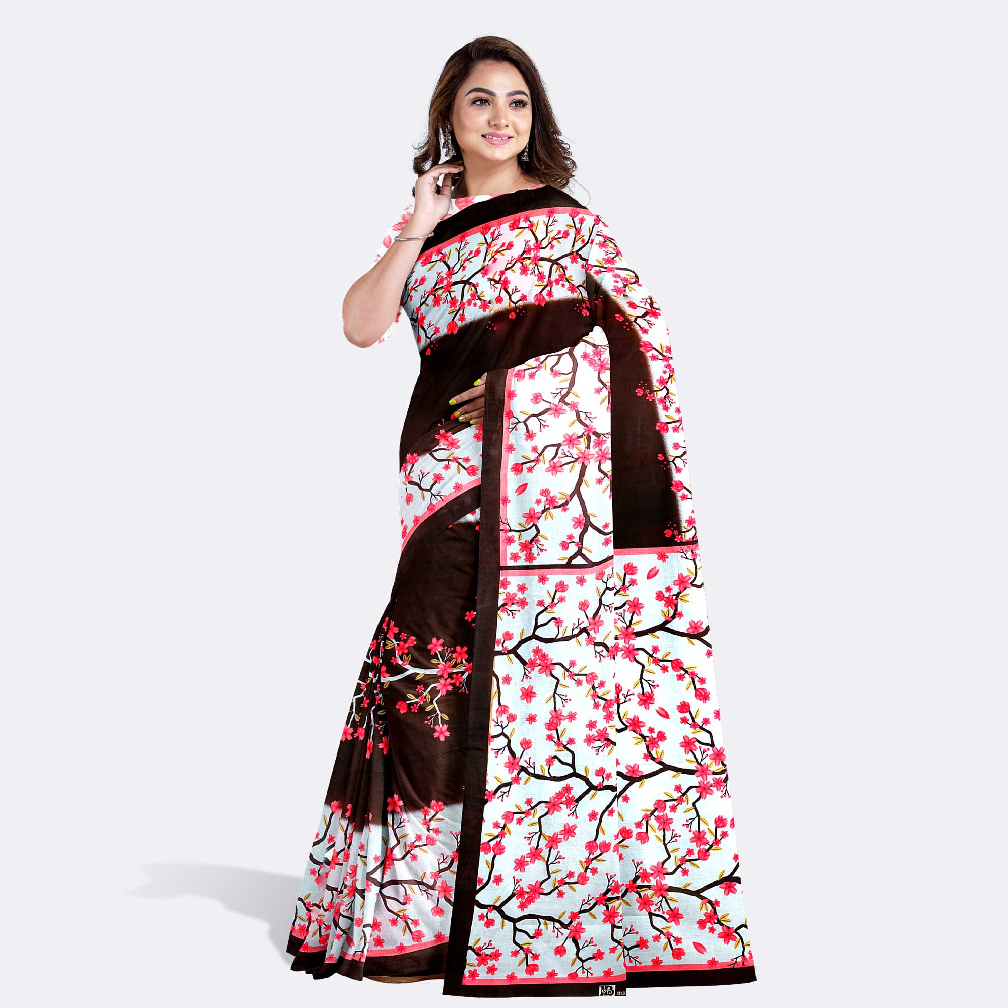 Printed Sarees - Buy Printed Saree for Women & Girls Online at MIAH