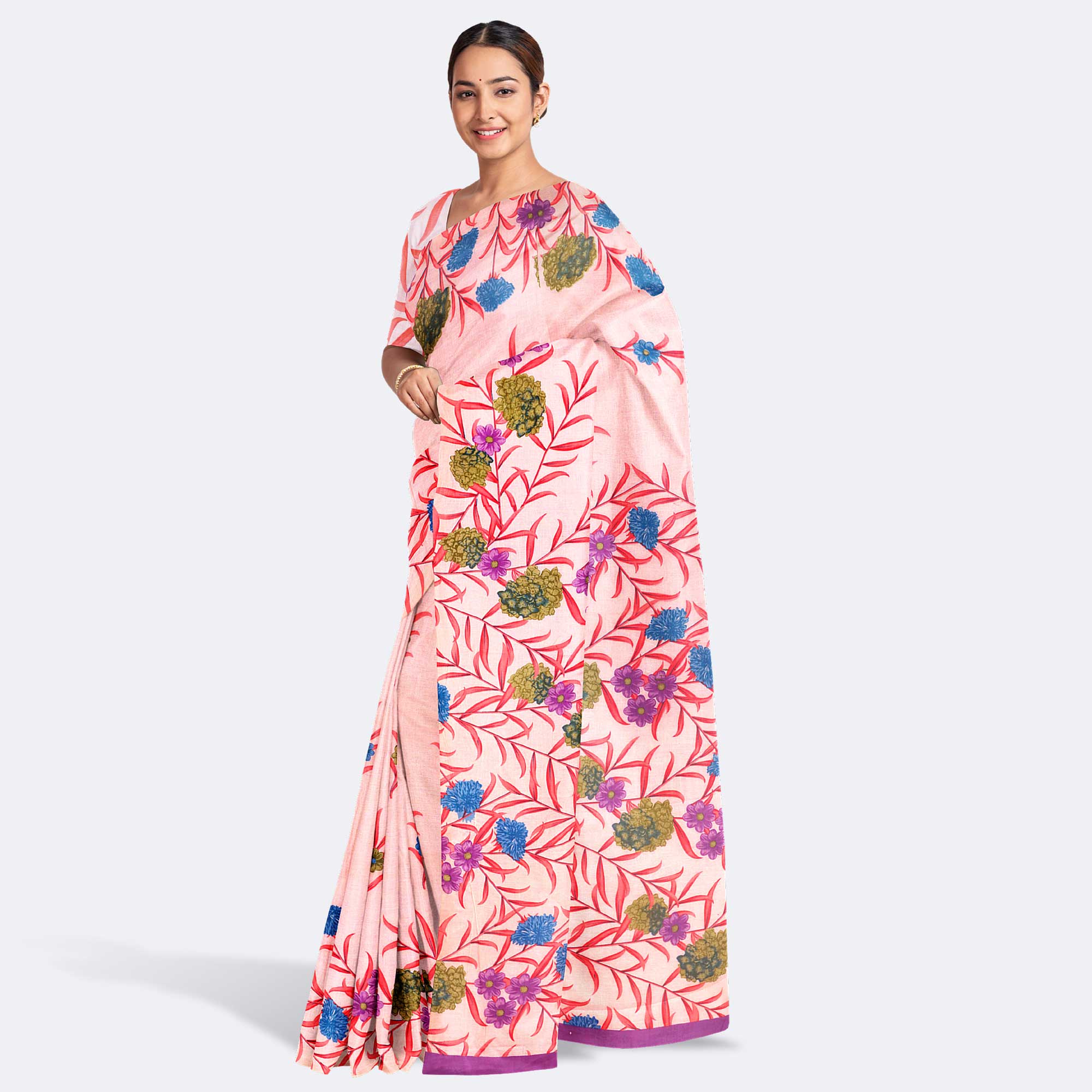 Printed Sarees - Buy Printed Saree for Women & Girls Online at MIAH