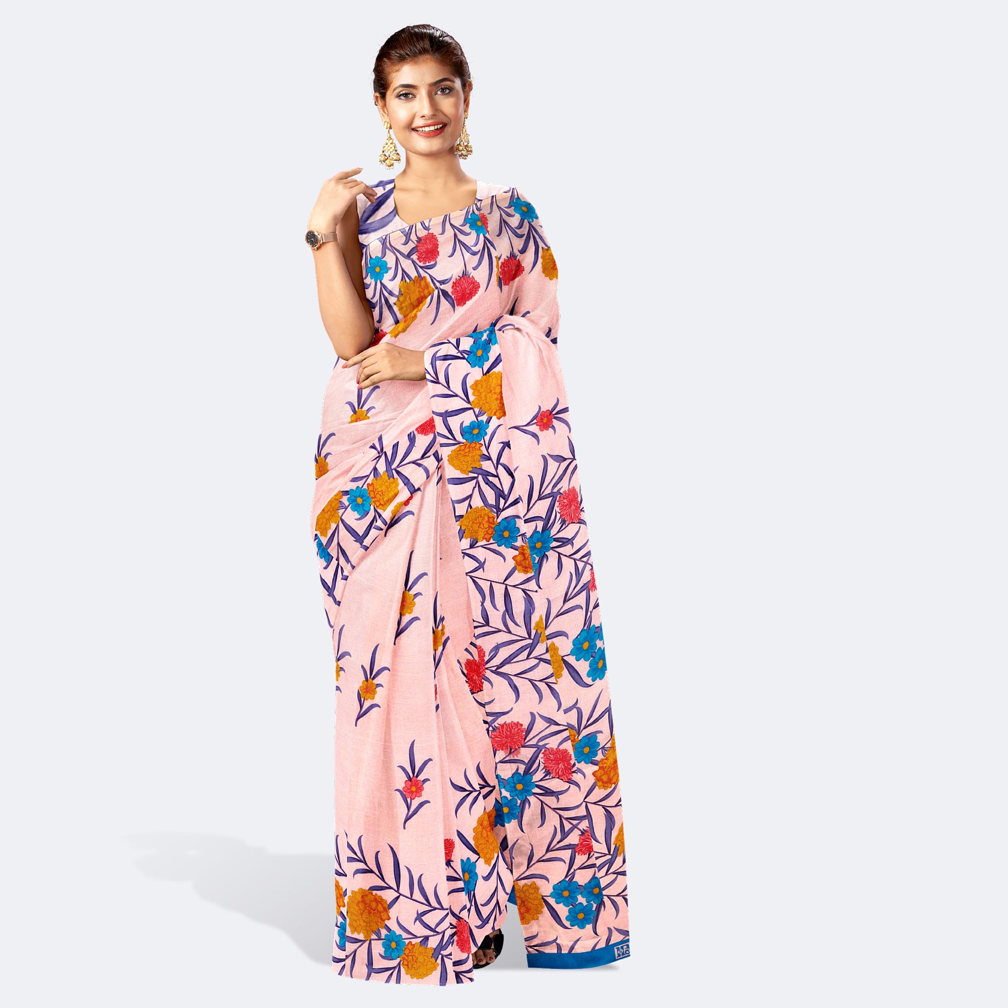 Printed Sarees - Buy Printed Saree for Women & Girls Online at MIAH