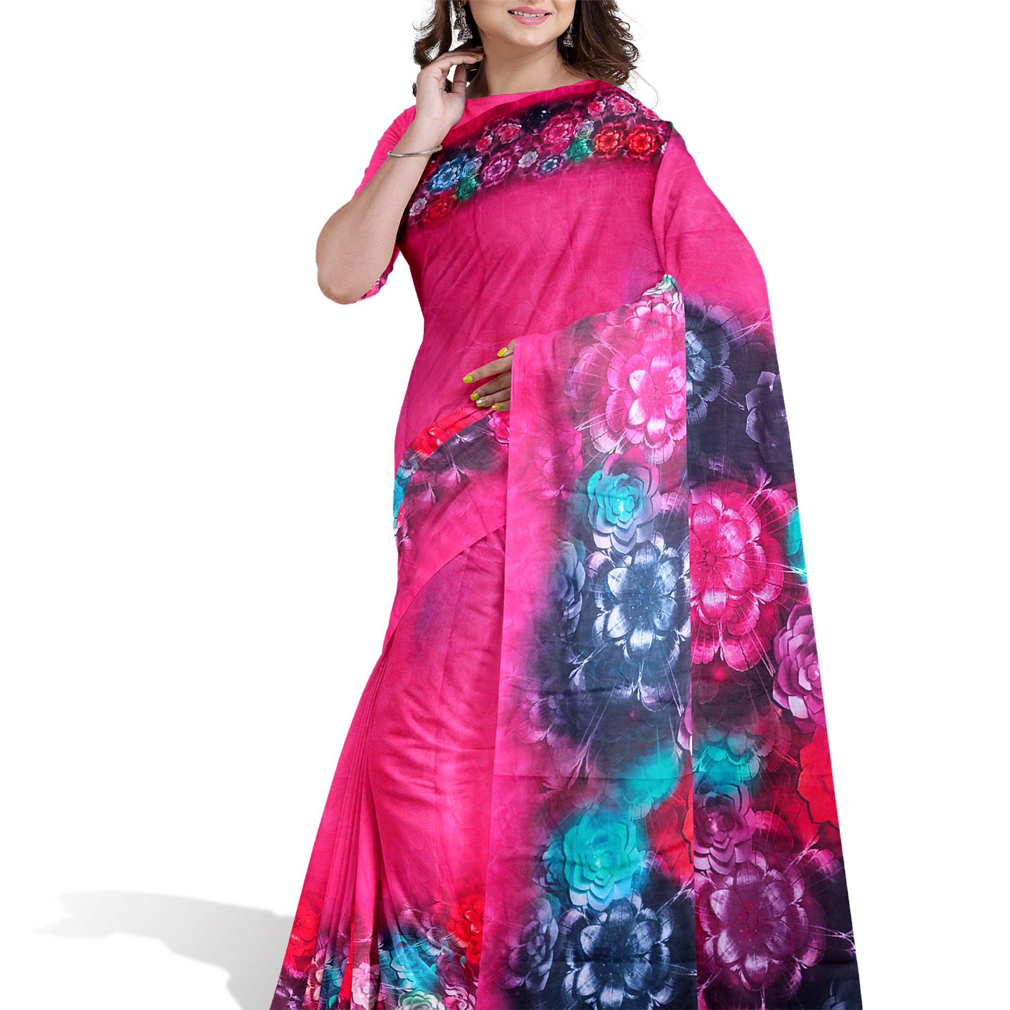 Printed Sarees - Buy Printed Saree for Women & Girls Online at MIAH