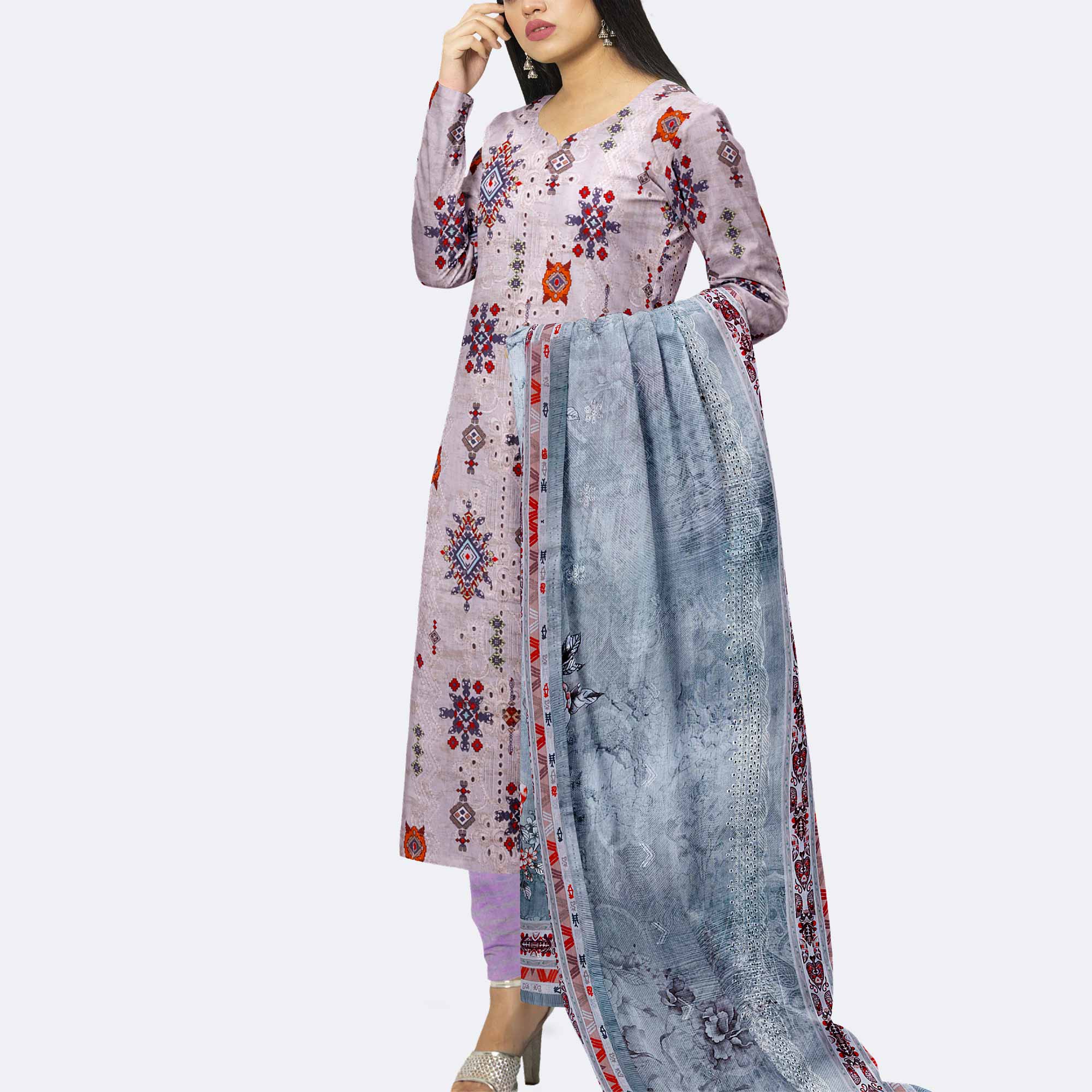 Latest Design Print (প্রিন্ট) Salwar kameez: Low Price Three Piece In ...