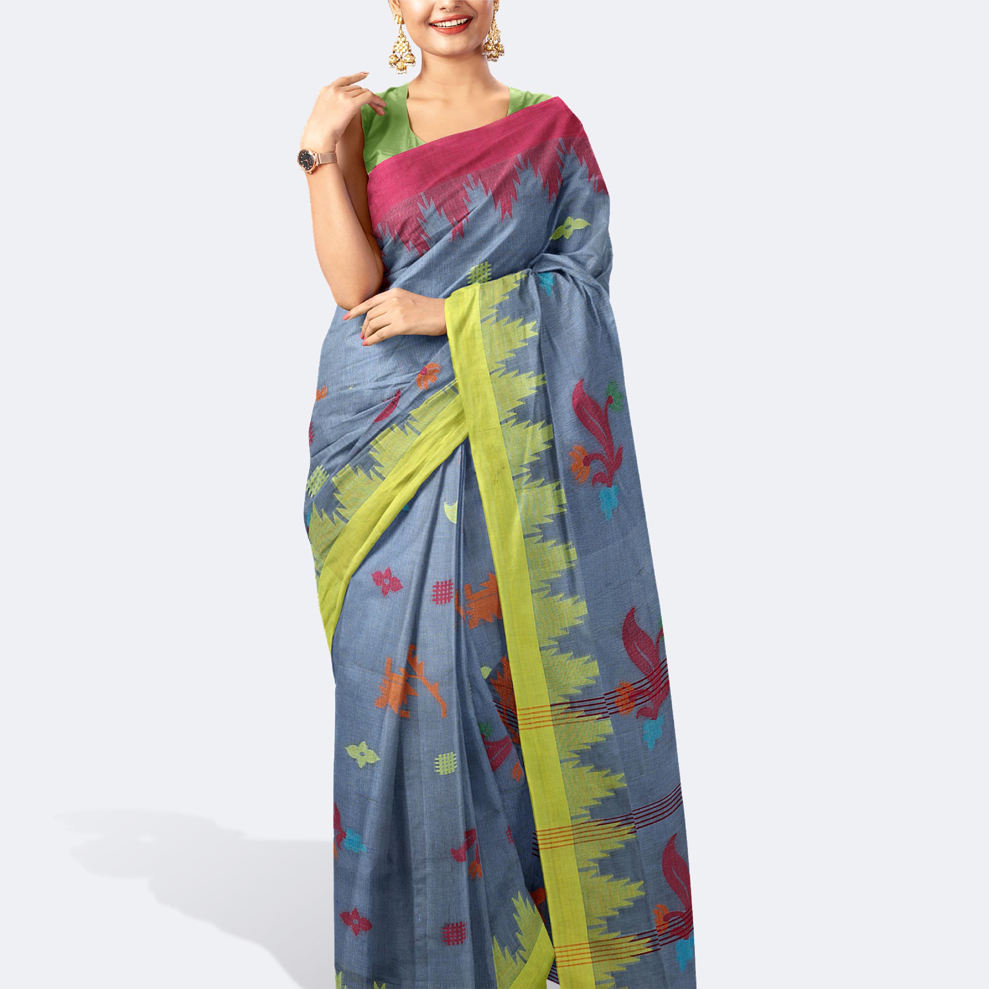 Tant Saree - Buy Tant (তাঁত) Saree for Women & Girls Online at MIAH